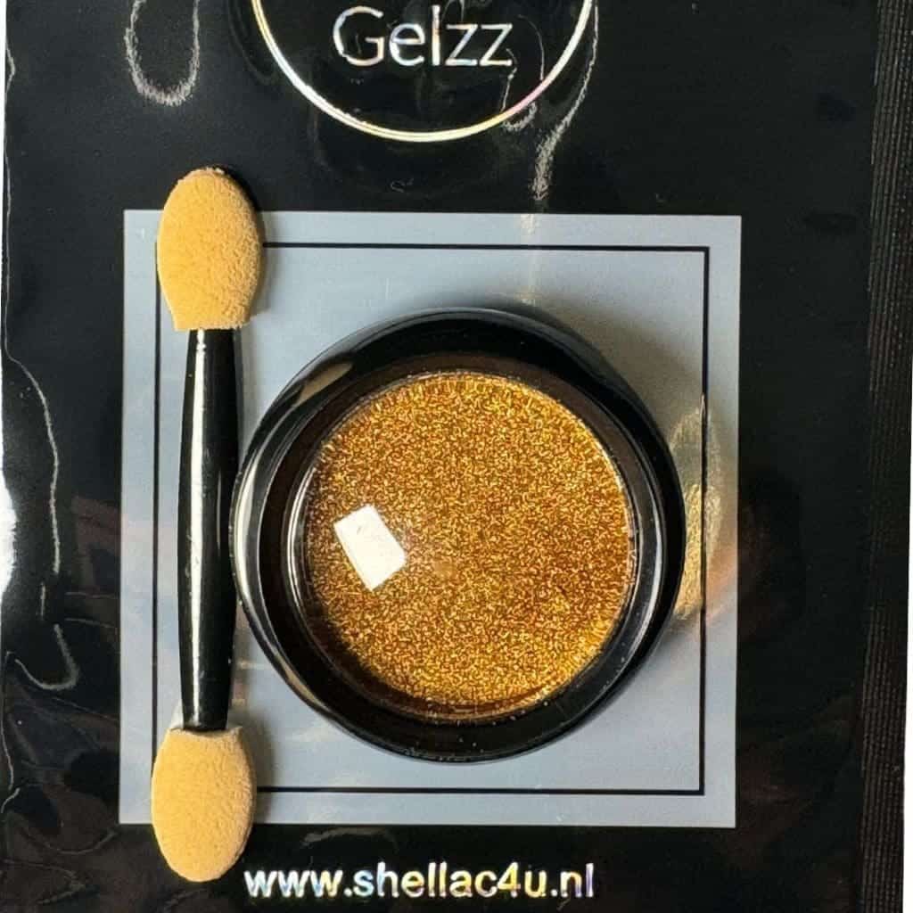 Gelzz Thousands of Gold Chrome Powder - Shellac4u
